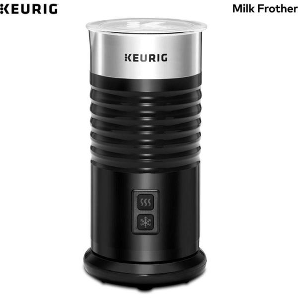 キューリグ ミルク泡立て器 Keurig Standalone ホット コールド 6オンス ブラック牛乳を3分で泡立てて、自宅で簡単にホットラテとアイスラテやカプチーノを作ることができます。ノンスティックコーティングされた内部と取り外し可能...