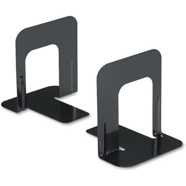 イノベラ ユニーバーサル エコノミーブックエンド 2個 Innovera、54055、本立て ブラックサイズ：11.9×1.2×12.9cmイノベラ ユニーバーサル エコノミーブックエンド。2個セット。滑り止め加工された、丈夫なスチール製ブ...