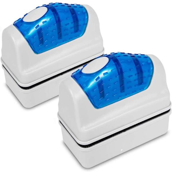 アクアリウムクリーナー DaTooガラスクリーナー 水槽 掃除用具サイズ：7.1x3.8x6.8cm手を汚さずに水槽のガラスを掃除できるスレイプクリーナー。0.5センチまでの厚さのガラスに対応します。水槽の内部に使用されるパッドにはプラスチ...