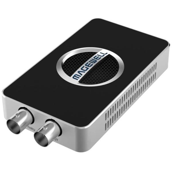 Magewell USB 1チャンネルキャプチャSDI 4K Plusデバイスです。SD/HD/3G/2K/6G SDIプラス埋め込みオーディオです。ライン入力によるオーディオ入力、SDIエンベデッドオーディオを抽出し、ライン出力を介して出...