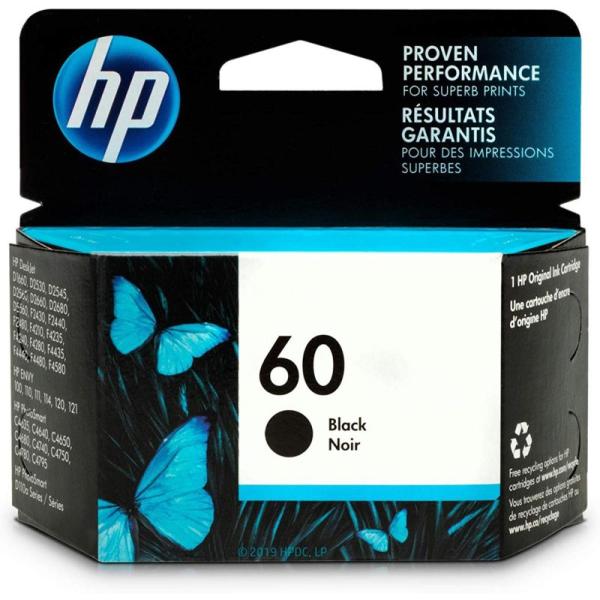 エイチピー HP インクカートリッジ 60 ブラック CC640WN HP 60インクカートリッジは、HP Deskjet D2530、D2545、F2430、F4224、F4440、F4480で動作します。HP ENVY 100、110、...