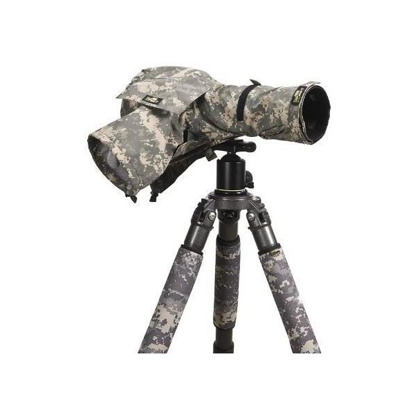 レンズコート LensCoatLensCoat レンズコート LCRCSDC カメラ 一眼レフ カバー レインコート スタンダード デジタルカモフラージュ 雨、雪、海風や砂などから保護してくれるカメラカバー取り外し簡単調整可能/折りたたみ式...