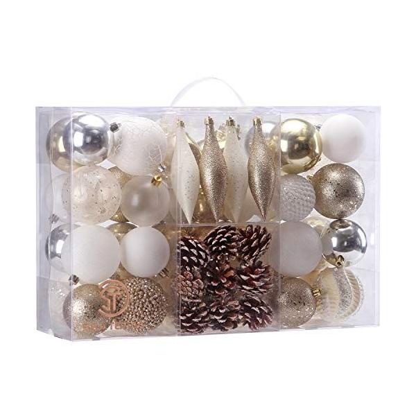 Sea Team オーナメント 73個セット アソート クリスマスツリーデコレーション ゴールド