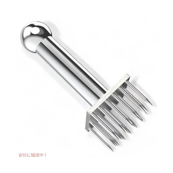 優れた素材 304純ステンレス鋼、より丈夫で耐久性があり、腐食して錆びることはありません、刃先は丁寧に研磨されており、毎日使用しても切れ味を維持することができます。非力なツール：このミートテンダライザーは、肉の形状や外観を変えることなく、簡...