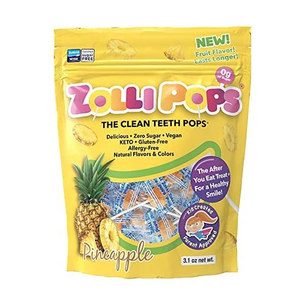 アメリカ発! 自分用としても、お友達にギフトでプレゼントしても◎のアメリカのお菓子♪♪バラエティに富んだスナックコレクションを随時追加中ですZollipops Clean Teeth Lollipops | Anti-Cavity, Sug...