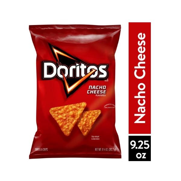 アメリカで大人気のトルティーヤチップス。【商品】Doritos ドリトス トルティーヤチップス ナチョチーズ味【容量】262.2g(9.75oz)