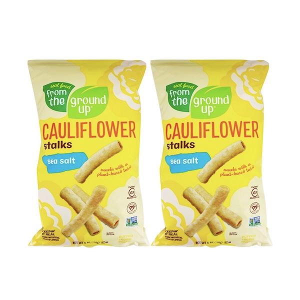 お得な2袋セットです！カリフラワーやキャッサバ、米粉を使った、すべてがプラントベース材料のヘルシーなスナック菓子です。・非遺伝子組み換えプロジェクト確認済み・グルテンフリー・ヴィー・コーシャ【商品】フロムザグラウンドアップ（From the...