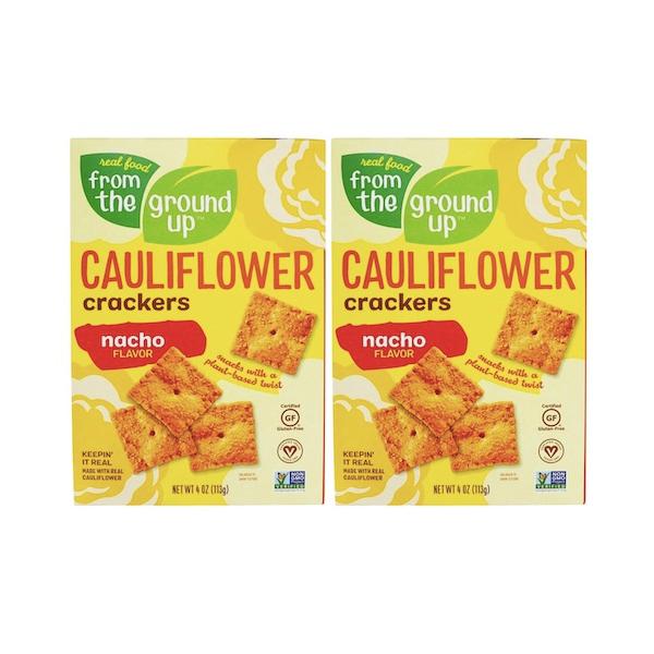 お得な2箱セットです！カリフラワーやキャッサバ、米粉を使った、プラントベース材料だけで作られたヘルシーなスナック菓子です。・非遺伝子組み換えプロジェクト確認済み・グルテンフリー・ヴィーガン・材料はすべてプラントベース【商品】フロムザグラウン...