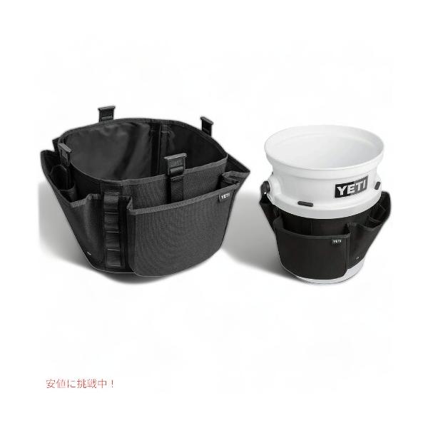 Yeti ロードアウト5ガロンバケツに取り付けられるユーティリティバッグです。釣り、キャンプなどアウトドアや、ガーデニング、工具類の整理など、様々なシーンでお使い頂けます。グリッドウェビング部分には、YETI MOLLEボトルオープナーとY...