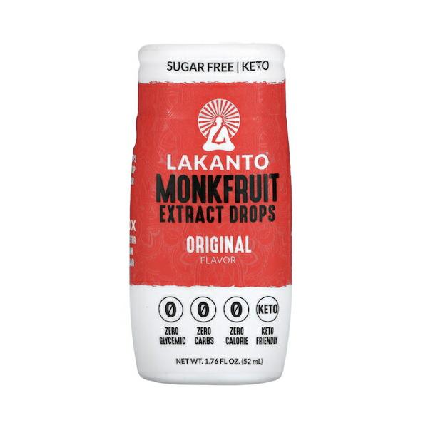 ラカント（Lakanto）のモンクフルーツ エキスドロップは、コーヒーや紅茶、スムージー、ヨーグルトなどに最適な甘味料です。商品：ラカント（Lakanto） モンクフルーツ エキスドロップ オリジナル 内容量：52ml（1.76 fl oz...