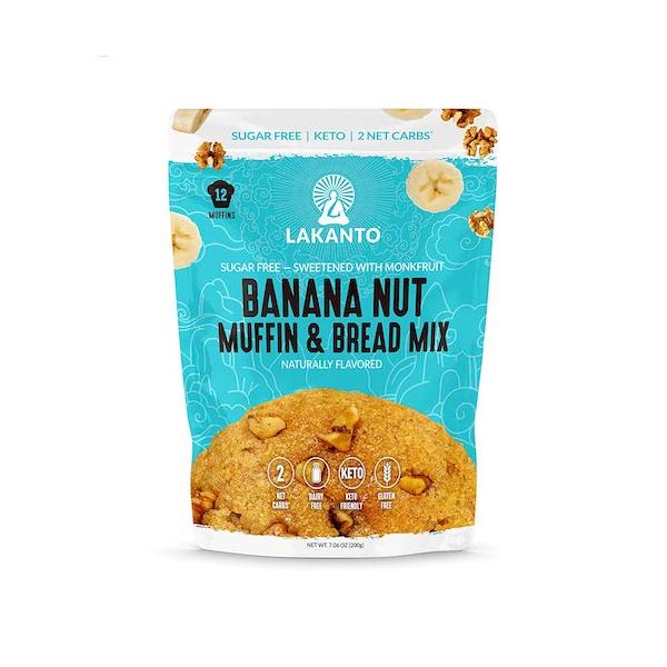 とてもフワフワでおいしいバナナマフィンとバナナブレッドが作れるミックスです。砂糖、グルテン、乳製品は使っておらず、Lakanto（ラカント）羅漢果甘味料といった、高品質な天然原料のみを使っています。商品：ラカント（Lakanto） バナナナ...