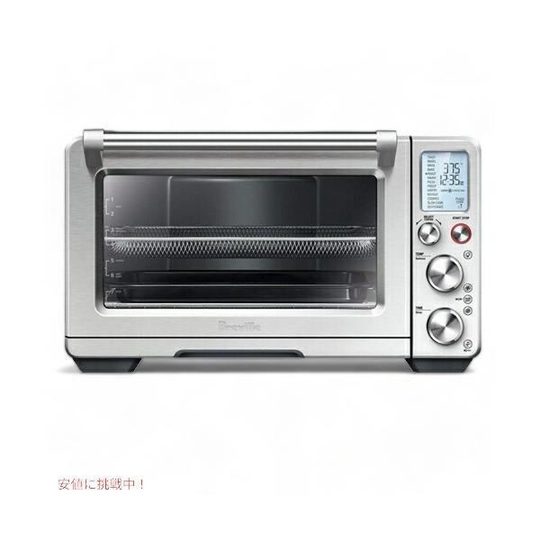 ブレビル Brevilleコンベクションオーブン、エアーフライヤーマートオーブンです。コンベクションオーブンとして、9枚の食パンを一度に焼いたり、ピザや鶏肉などを焼くこともできるほか、エアーフライヤー機能も付き、フライドポテトなどをヘルシー...