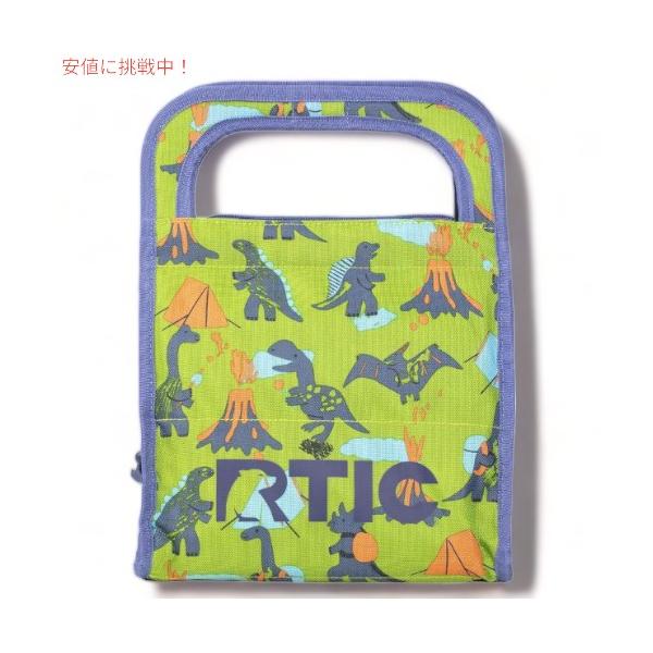 RTIC Ice Lunch Bag Dark Green Camp Dinos アイス ランチバッグ グリーンキャンプ恐竜・高品質の断熱材と密閉された構造により、食事や飲み物を長時間冷たく保つことができます。・手持ちやカバンに収まるコンパ...