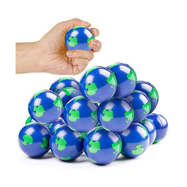 4月22日はアースデイ。みんなで地球の事を考えよう！アースデイにピッタリな地球グッズA WORLD OF STRESS RELIEF YEARNING TO BE SQUEEZED Anxiety-Busting TreatsHold th...