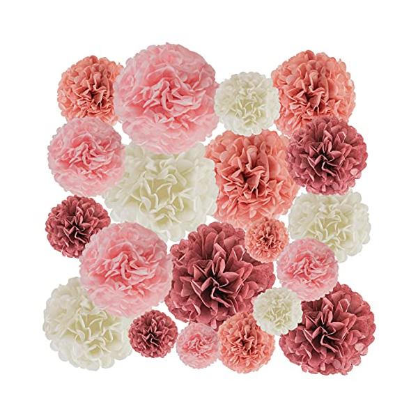 4月22日はアースデイ。みんなで地球の事を考えよう！お部屋のデコレーションにDecorate like a pro, with affordable tissue paper pom poms from EpiqueOne. This 20...