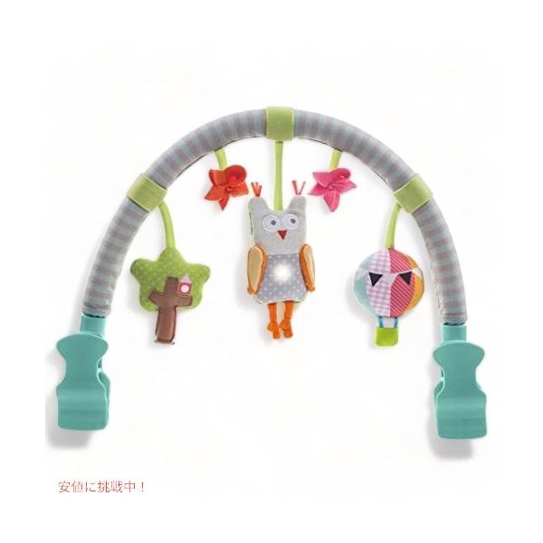 ベビーカーや乳母車にぴったりの幼児や幼児に最適、ミュージカルフクロウのおもちゃがぶら下がっているアクティビティバー、屋外での簡単な子育て、赤ちゃんを幸せに保つ、理想的なギフトSuper soft and richly colored mus...