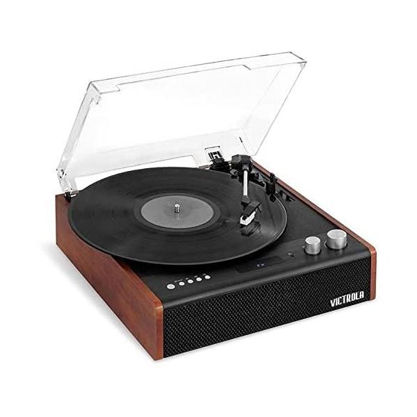 Victrola/ビクトローラは外観から機械らしさを減らし家具らしく、見た目を重視したデザインの蓄音機メーカーVictrola Journey+ Bluetoothレコードプレーヤーは、クラシックなデザインと新しい機能を組み合わせています。...