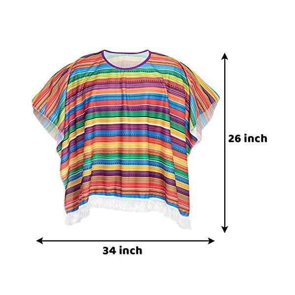 ５月５日といえば子どもの日！！…ですがアメリカではメキシコの祝日Cinco de Mayo(シンコデマヨ)でもあるのです。メキシコが世界に誇る祝日。テーマに沿ったグッズをいくつか入荷。JOYIN お祭り シンコ・デ・マヨ フィエスタ セラペ...