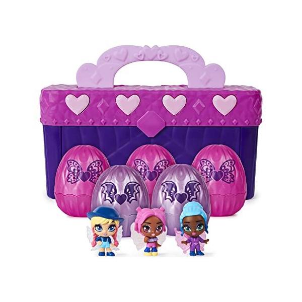 HatchimalsMiniPixiesとFashionShow8-Packで滑走路をスタイリッシュに歩きましょう！ピンクまたはパープルのファッションショーケースが利用可能で（スタイルは異なる場合があります）、中には高さ1.5インチの専用ミ...