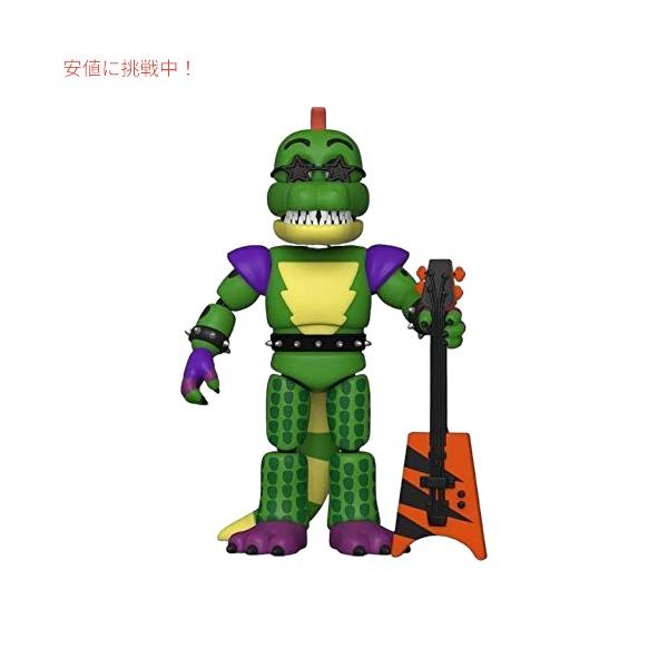 フレディーズ、セキュリティブリーチ、モンゴメリーゲイターでのファイブナイトから、定型化されたアクションフィギュアとして！様式化された収集可能なスタンドは高さ5.5インチで、Freddy's、Security Breachファンの5泊に最適で...