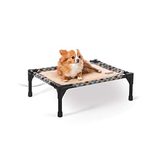 K＆Hサーモペットコットの高架式暖房付き犬用ベッドは、K＆HコンフィペットコットとK＆Hのペットベッドウォーマーの両方の長所を兼ね備えています。オールシーズンにピッタリ！ K＆Hサーモペットコットの高床式暖房付きペットベッドで、ペットを暖か...