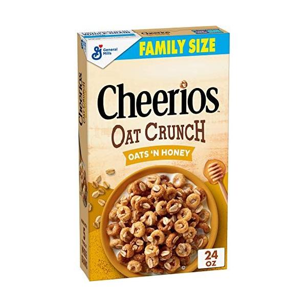 Cheerios Oat Crunch Oats＆Honeyは、満足のいくクランチと甘い蜂蜜のフレーバーを提供し、ランチまで満腹になります。おおよそのサイズ : 2.3 x 7.66x13インチ 重さ : 1.5ポンド B08X6N7HP4