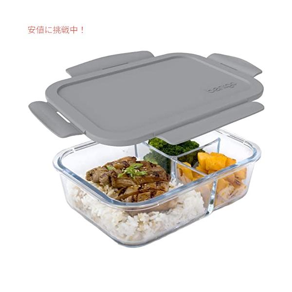 製品仕様: メインコンパートメント: 5インチ x 5インチ、カップ3個。サイドコンパートメント: 2.75インチ x 2.75インチ、1カップ 合計サイズと容量: 8.7インチ x 6.3インチ x 2.6インチ、5カップのBentgoガ...