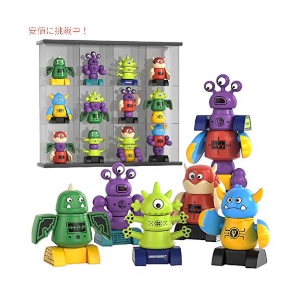 この 35 個の子供用磁気モンスターおもちゃは、5 つの磁気モンスターを組み立てることができます。シェルモンスター;ホーンモンスター;三つ目の怪物;リトルモンスタードラゴン。かわいい表情の色付きのおもちゃの磁気ブロック、漫画の絵は、子供の好...