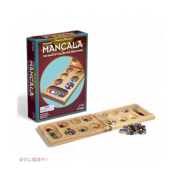 Mancala は世界で最も古く、最も愛されているゲームの 1 つです。Pressman の折りたたみ式木製 Mancala ボードは手頃な価格で、旅行ゲームとしても家庭版としても最適です。プレイヤーは交代で特別な石をすくい上げ、ボードのポ...