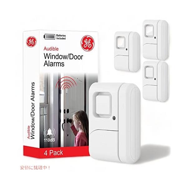 GE ブランドの Personal Security Window and Door Alarms は、使いやすく費用対の高いセキュリティ ソリューションを提供し、住居への侵入を防ぎます。 120 デシベルの警報音は、侵入者がドアや窓から入...