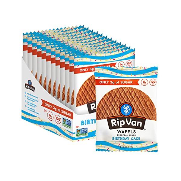 わずか3gの砂糖でヘルシーなスナック: 各33gのストロープワッフルに3gの砂糖、0gのトランス脂肪、120カロリー、および6gの繊維が含まれています。シンプルでクリーンな成分: 人工着色料や香料、防腐剤、トランス脂肪、大豆、高果糖コーン ...