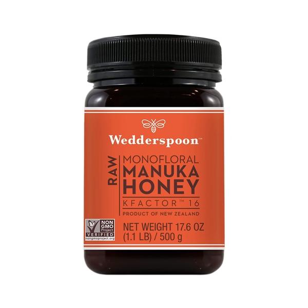 アメリカで大人気のWedderspoon Organic社の100%未精製のマヌカ蜂蜜です！！マヌカ蜂蜜とは、ニュージーランド原産の特別な健康パワーを秘めた蜂蜜です。マヌカとはニュージーランドの原住民であるマオリ族が薬として使っていた木の事...