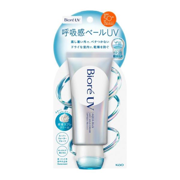 SPF5O+ PA++++ UV耐水性★★顔・からだ用UVカット&amp;快適KEEPアウタースキン湿度に応じて膜の厚みが変化し肌表面を快適にし続ける呼吸感ベール蒸し暑く汗ばむ環境ではベタつかず快適湿度応答剤が汗を吸収し、室内などのドライな...