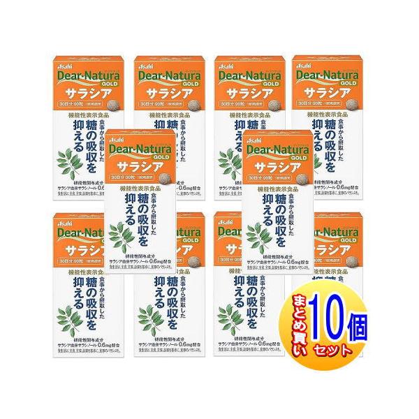 機能性関与成分としてサラシア由来のサラシノールを１日の摂取目安量３粒当たり０．６ｍｇ配合。飲みやすい小粒の錠剤。食事の前に一日３粒。