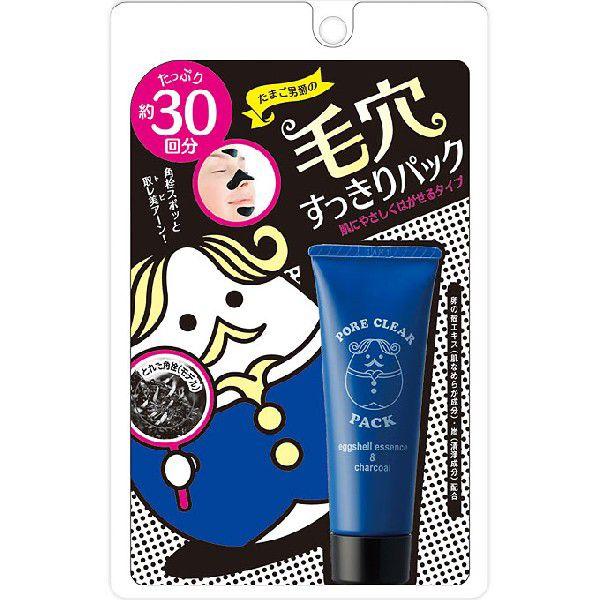 塗ってはがすだけで毛穴すっきり。毛穴につまった角栓や黒ずみを炭で奥からすっきり取り除きます。お肌にやさしい塗ってはがすタイプ。卵のエキス配合でお肌をなめらかに整えます。