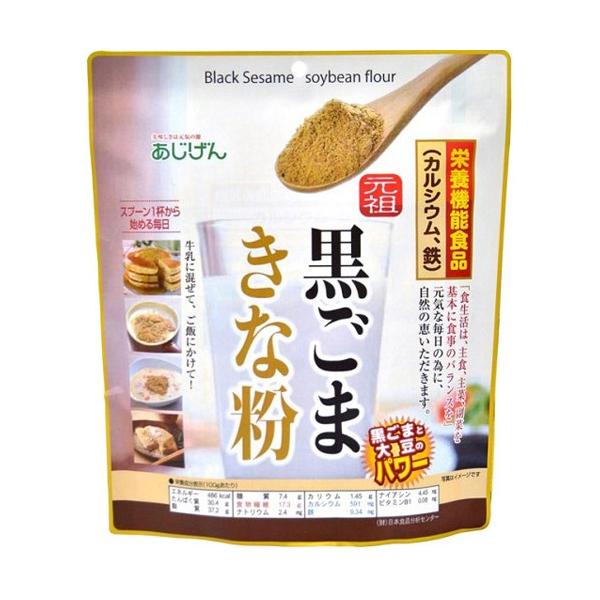 ■製品特徴 カルシウム、鉄の栄養機能食品です。 カルシウムと鉄を含む栄養機能食品に加え、黒すりごまと大豆(きな粉)を黄金比でブレンドした黒ごまきな粉です。 黒ごまと大豆のパワーをスプーン1杯から。 お手軽に毎日の食事に摂り入れられます。