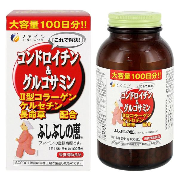 ■製品特徴 鮫コンドロイチンにカニから抽出したグルコサミン、ミネラルが豊富な焼成コンブ末、大豆イソフラボン、更に相乗的に働くビタミンC、ビタミンB群を加えています。 さらに健やかに過ごしていただくためにポリフェノールやビタミン、ミネラルを含...