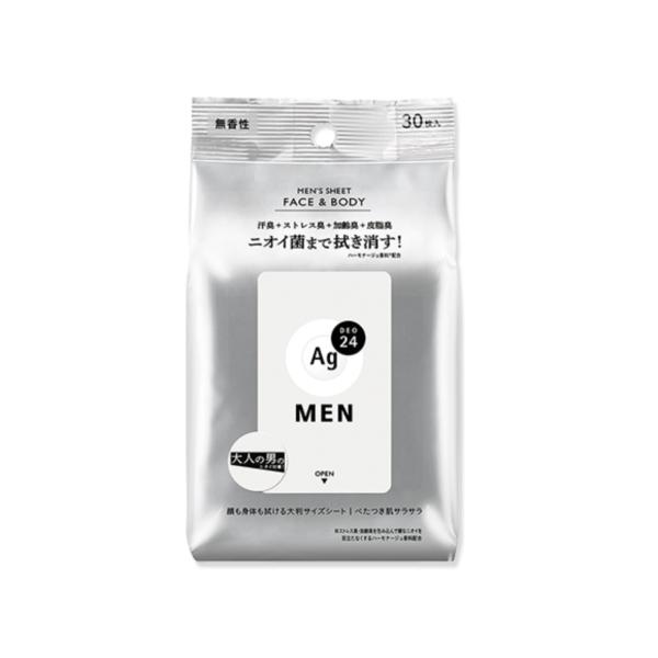 商品紹介テカリもニオイも気を配るあなたに、顔・体、これ1枚でケア！２４時間、肌快適ケア。いつでもどこでもずーっと快適○フェイスケア肌にやさしい使い心地でガッツリ拭ける！顔のテカリもすっきりケアヒアルロン酸パウダー（保湿）・アロエエキス（保湿...