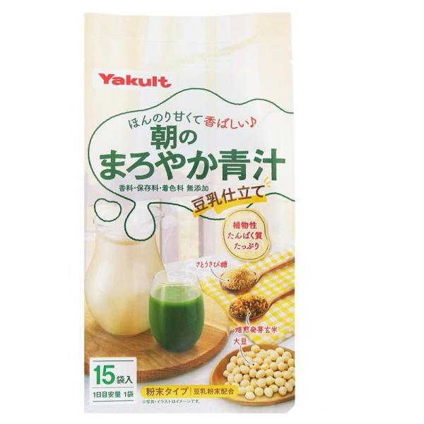 商品特長Point1国産大麦若葉とケールの青汁に「豆乳粉末」や「焙煎発芽玄米」、「さとうきび糖」を配合しました。Point2まろやかで、やさしい甘さと香ばしさが感じられる青汁です。Point31杯で緑の栄養と植物性たんぱく質を一緒に摂取でき...