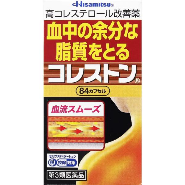 特長・『コレストン』は、血清高コレステロールを改善し、また、血清高コレステロールに伴う末梢血行障害（手足の冷え・しびれ）を緩和する医薬品です。・大豆由来成分の「大豆油不けん化物」が腸管からの余分なコレステロールの吸収を抑制し、排泄を促します...