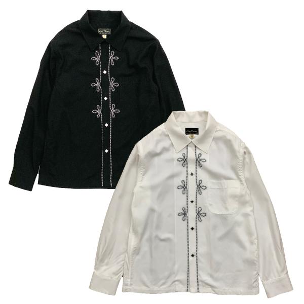 DS-2699　Embroidered Open Shirt “WESTERN”Rayon 100%1950年代に存在していたヴィンテージシャツのデザインを元に企画。素材はレーヨンブロード、1950年代に一番流行した素材です。適度な重量感が...