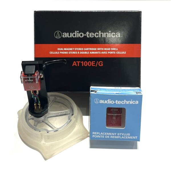 AT100E/G 交換針付きセット箱付きヘッドシェル標準装備適正針圧:1.0~1.8g(1.4g標準)交換針 美品*********************************■中古品になりますので、ご理解の上ご購入いただきますようお願...