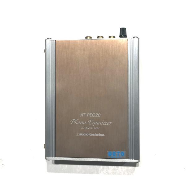 audioTechnica AT-PEQ20動作確認済みACアダプター付属箱付き、土台ゴムステッカー劣化キズ、ステッカー貼付ありMC/MM対応フォノイコライザー*********************************■中古品になり...