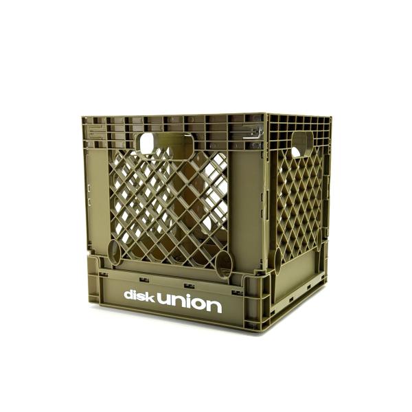 Record Crate レコードクレート DURC-02 Olive Green オリーブグリーン海外のレコード店でよく見かける「ミルククレートタイプのレコード収納ボックス」が、『diskunion』ロゴを纏って登場。側面はメッシュ構造に...
