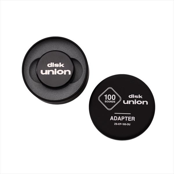 DJ機器/オーディオアクセサリーのブランド 100 SOUNDSとディスクユニオンのコラボレーションEPアダプター。アダプター本体はDJやレコードリスナーが使いやすいサイズと重さ、刻印されたロゴとアルマイト加工された深い黒。持ち運び簡単な使...