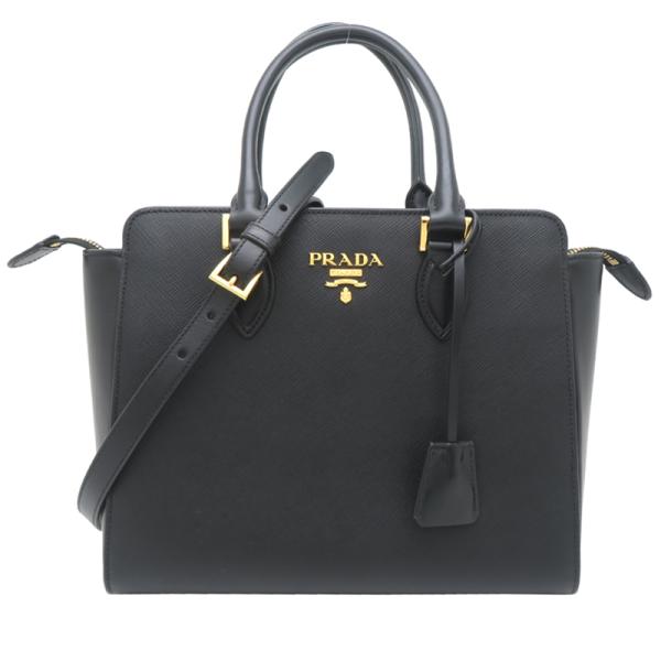 サイズ：W約305mm x H約220mm x D約95mm  ハンドル：約37cm  ショルダー：約108〜118cm  ※ 実寸計測材質：サフィアーノ レザー色：ブラック系付属品：ショルダーストラップ、クロシェット状態：中古：AB外側：...