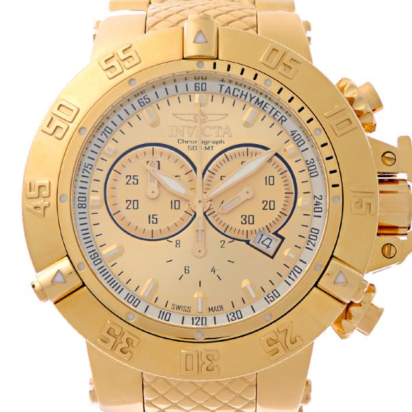 サイズ：ケース：約57mm  腕周り：約17cm   ※ 実寸計測材質：ベゼル：ステンレスケース：ステンレスベルト：ステンレス色：ゴールド付属品：なし状態：中古：ABベゼル…少々キズ、くすみケース…少々キズ、くすみ裏蓋…キズブレス…キズ、く...