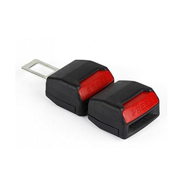 ■商品名：シートベルトクリップ2個セット■材質：ABS +メタル■バックルタング幅：21mm 通用タイプ■サイズ：51mm X 83mm　　バックル長さ：40mm・2個で12cm延長できる★・バックルを見つけやすく、シートベルトの取り扱いが...