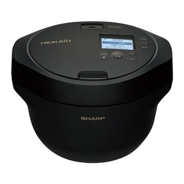 SHARP シャープ KN-HW16H-B プレミアムブラック 水なし自動調理鍋 1.6L ヘルシオ ホットクック