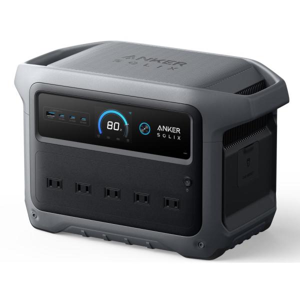 アンカー ポータブル電源 1024Wh Solix C1000 Gen 2 Portable Power Station A17635Z1 ダークグレー Anker
